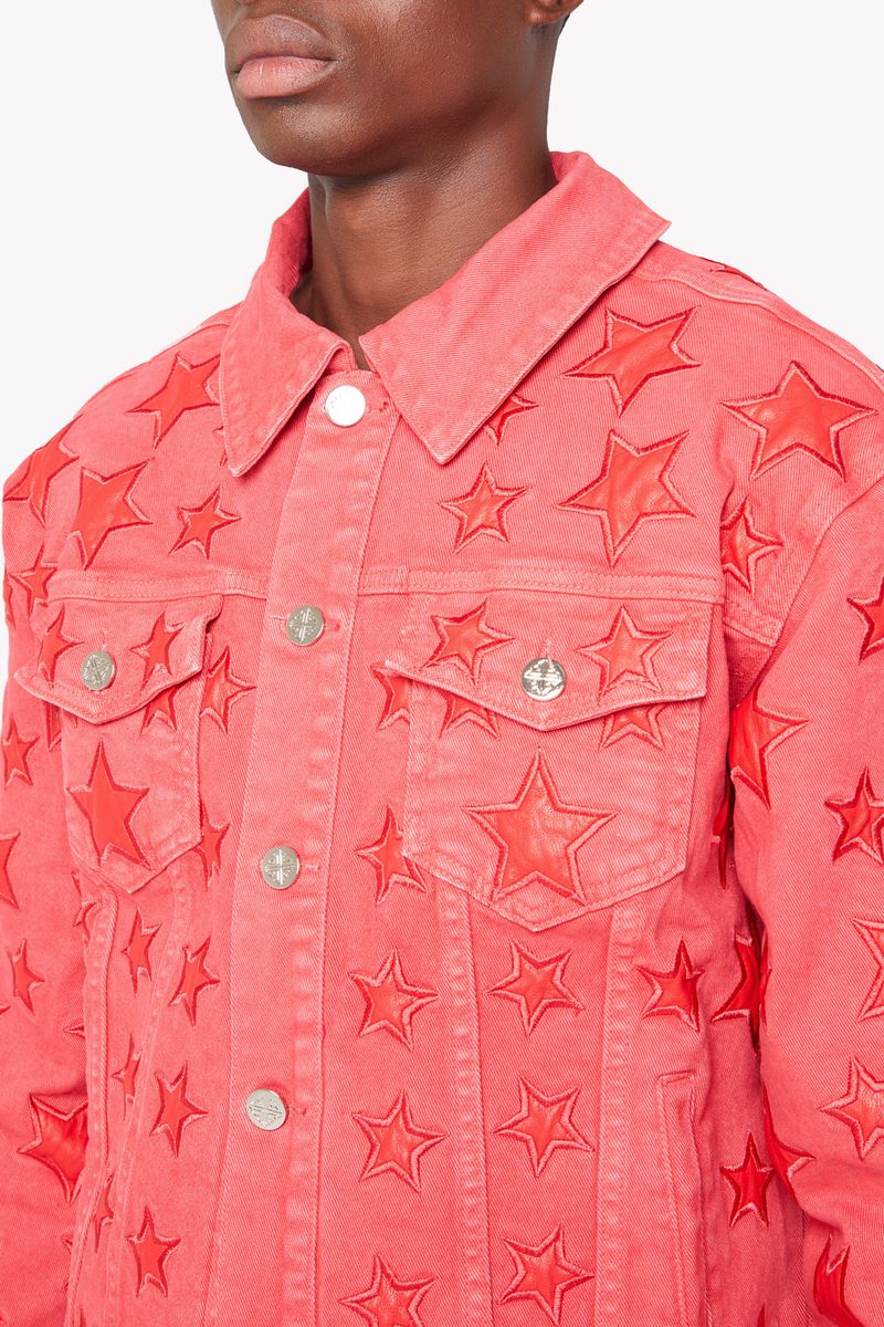 Guapi Jacket - Raspberry Stars - Red – Vengeance78