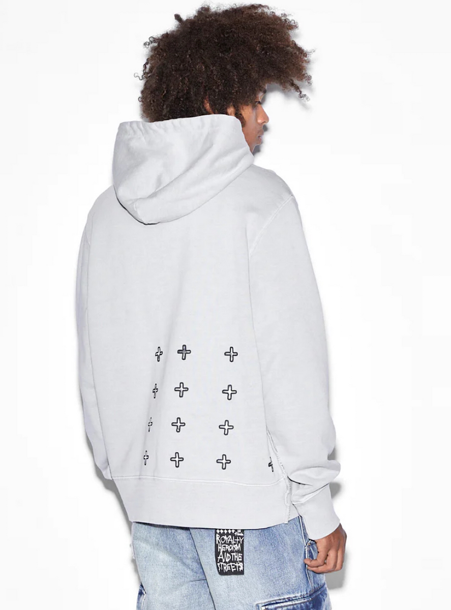 Ksubi Hoodie - Leo Sott True Kash - Grey - MPS24FL020 – Vengeance78