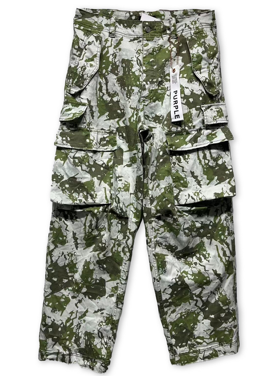 Purple-Brand Pants - Double Pocket Cargo - Multi Green - P527-DPMG124 ...
