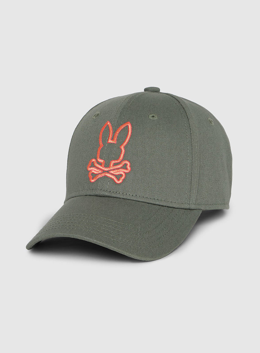 Psycho Bunny Hat - Floyd Baseball Cap - Agave Green 342 - B6A326B2HT ...