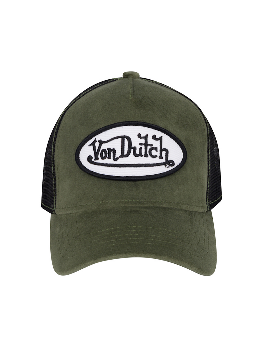 Von Dutch Hat - Patch Logo Trucker - Olive - VDSB4HT038 – Vengeance78