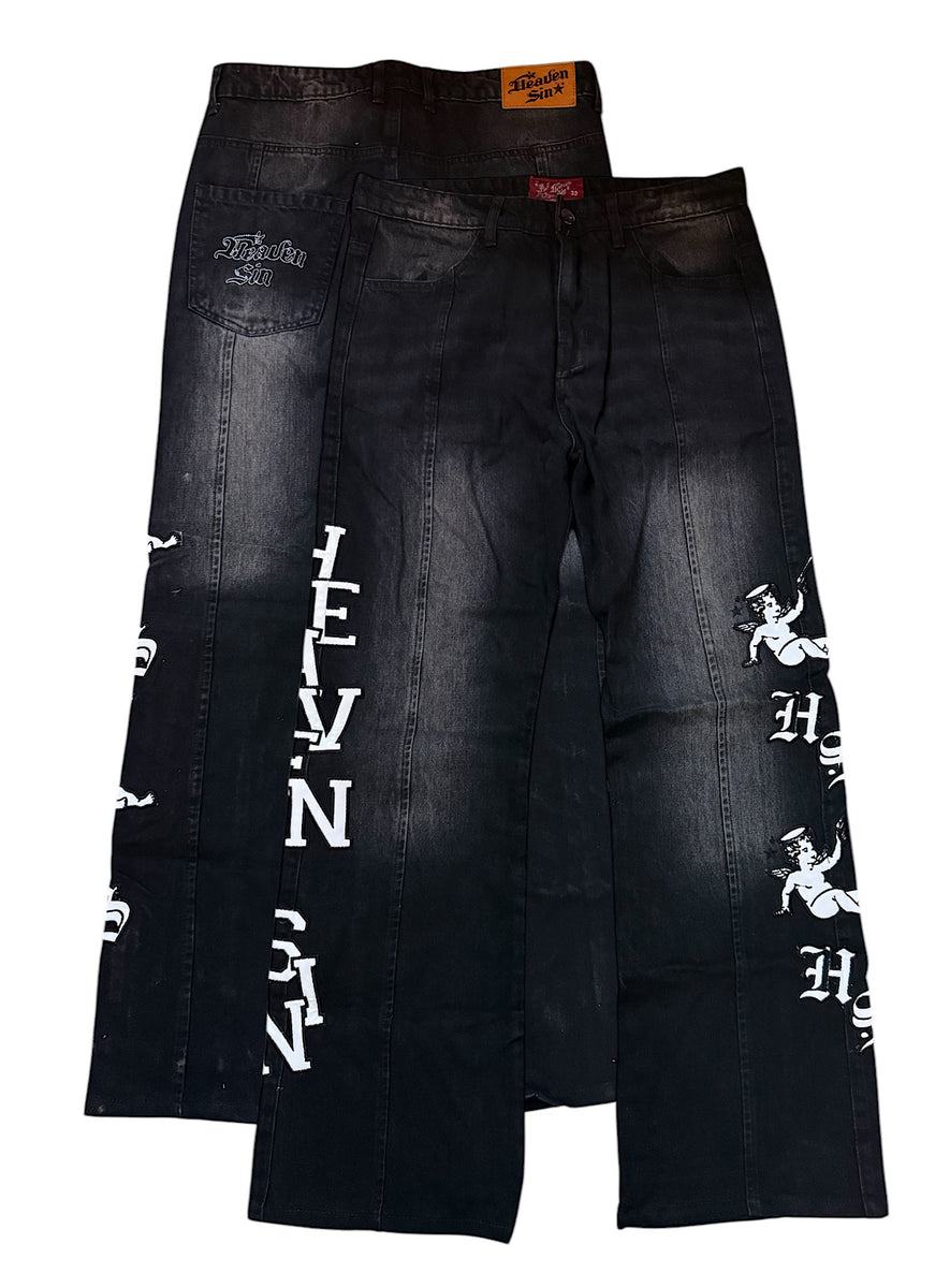Heaven Sin Jeans - Sin Denim - Black - HS720 – Vengeance78