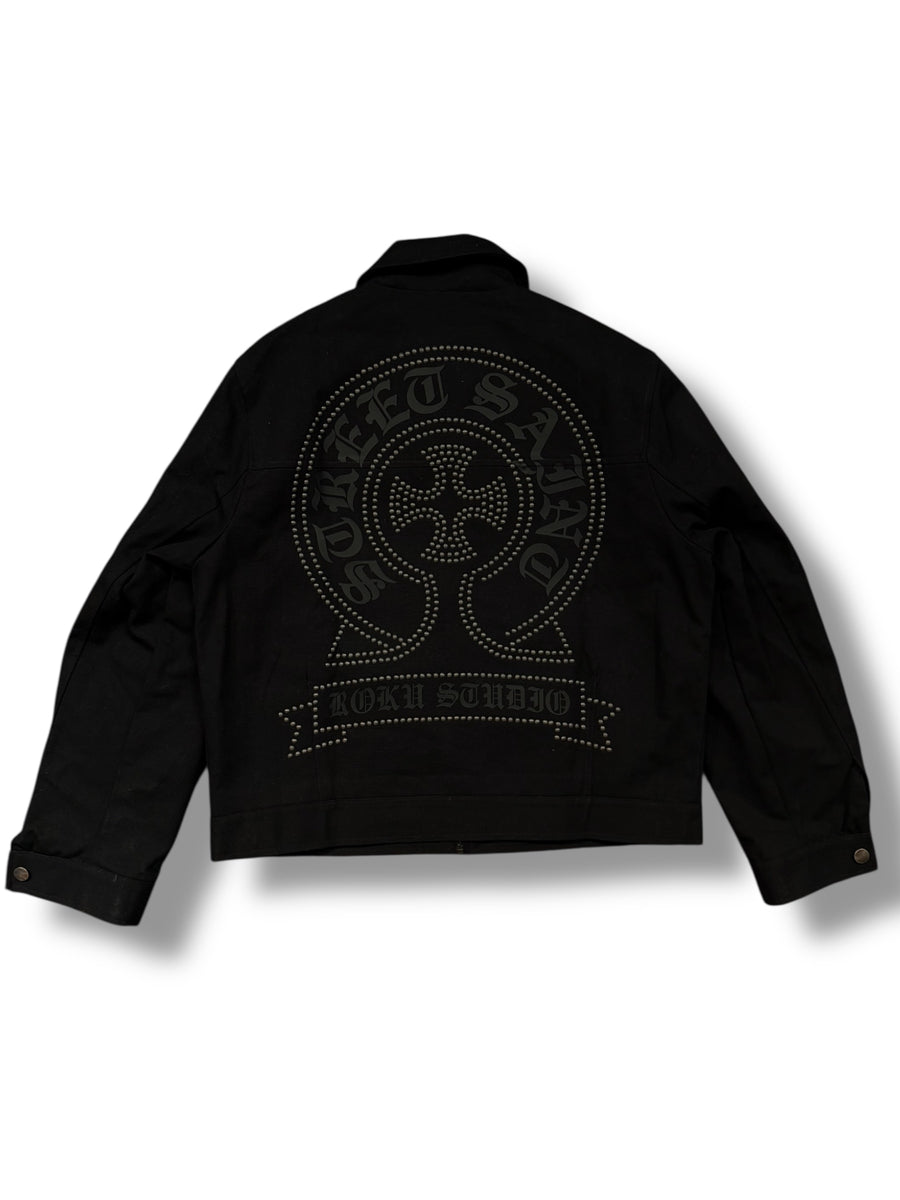 Roku Studio Jacket - Saint Street Studded Canvas - Black - RK6481820 ...