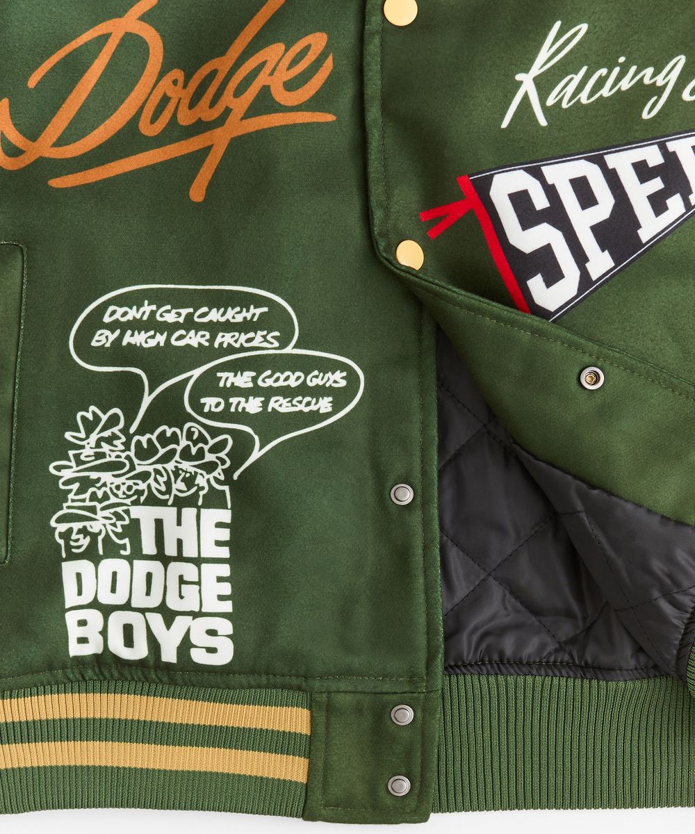 Reason Jacket - Dodge Scatpack Varsity - Green - DGER5-004 – Vengeance78