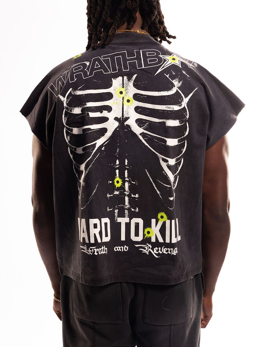 WrathBoy T-Shirt - Wrath and Revenge Sleeveless - Black - WB05-093 ...