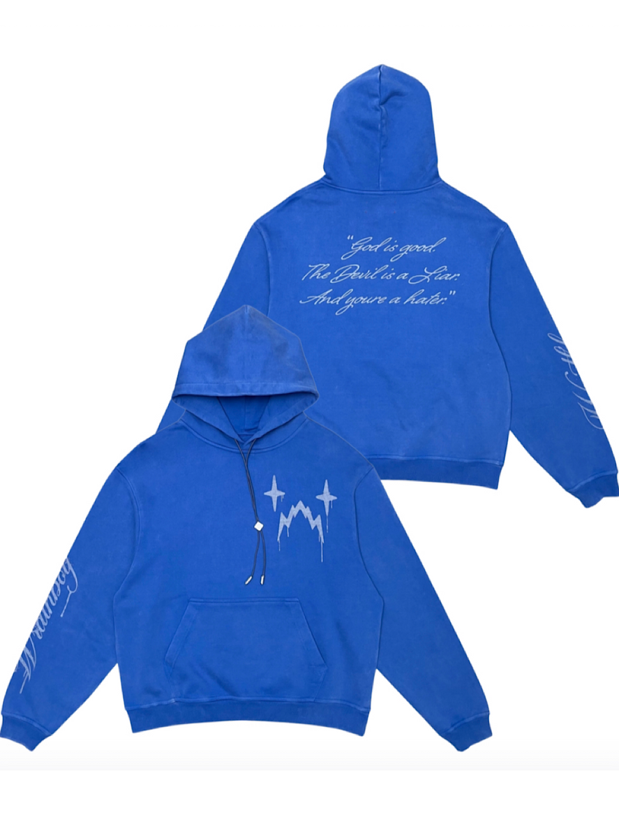 Wrathboy Hoodie - Hater Ghost - Dark Blue - WB03-031 – Vengeance78