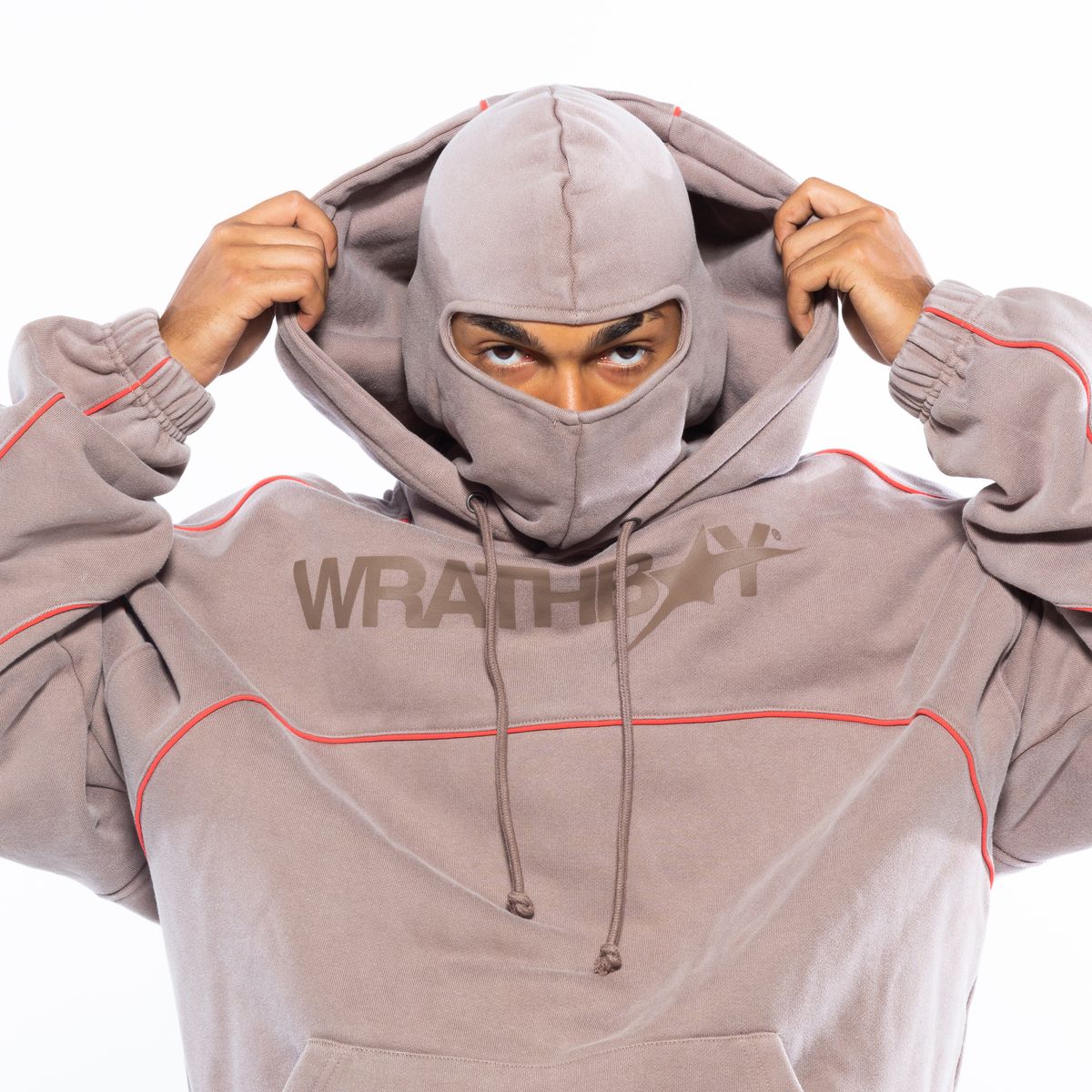 Wrathboy Sweatsuit - Pullover Stacked - Mocha - WB05-130 – Vengeance78