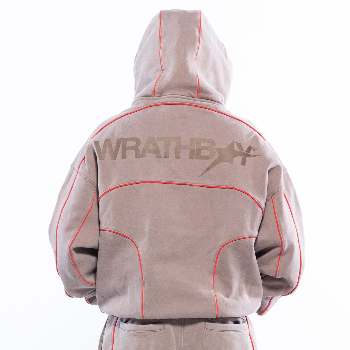 Wrathboy Sweatsuit - Pullover Stacked - Mocha - WB05-130 – Vengeance78