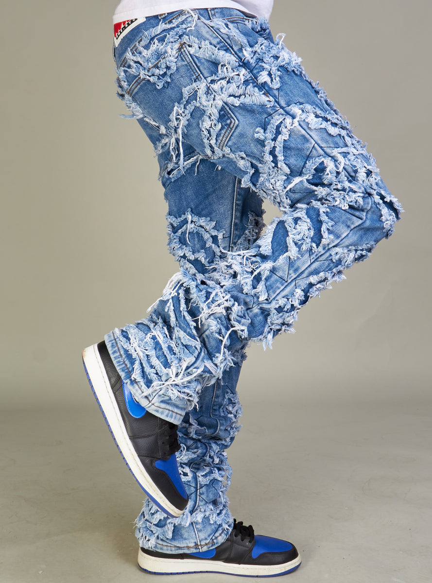 NME Jeans - Stacked - Liberty - Mid Blue - 501 – Vengeance78