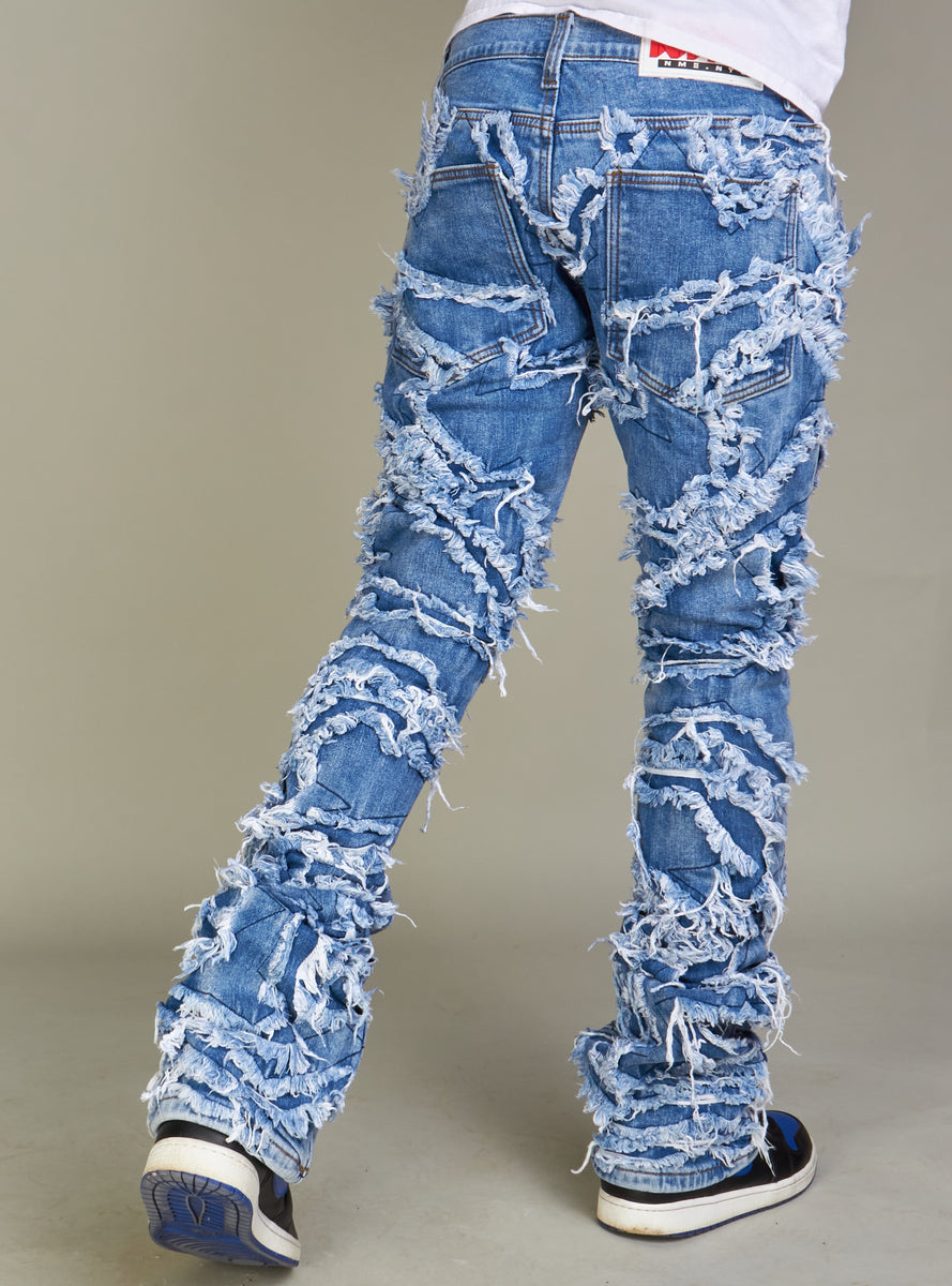 NME Jeans - Stacked - Liberty - Mid Blue - 501 – Vengeance78