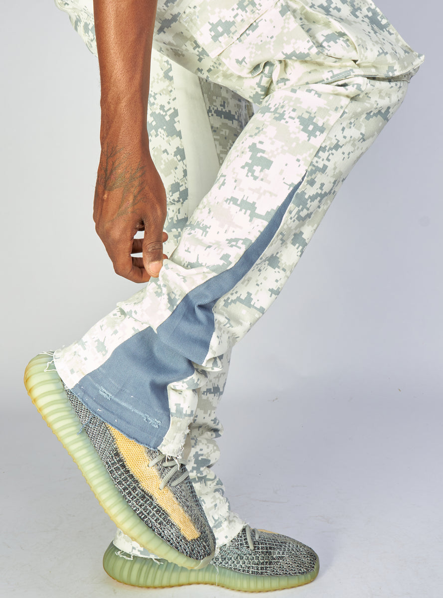 Politics Jeans - Mott - Winter Digital Camo - Cargo Stacked Denim - 51 ...