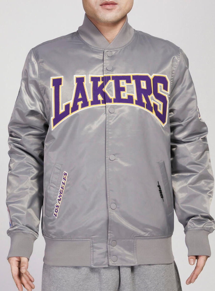 Pro Standard Jacket - Lakers Crest Emblem - Grey - BLL659976 – Vengeance78