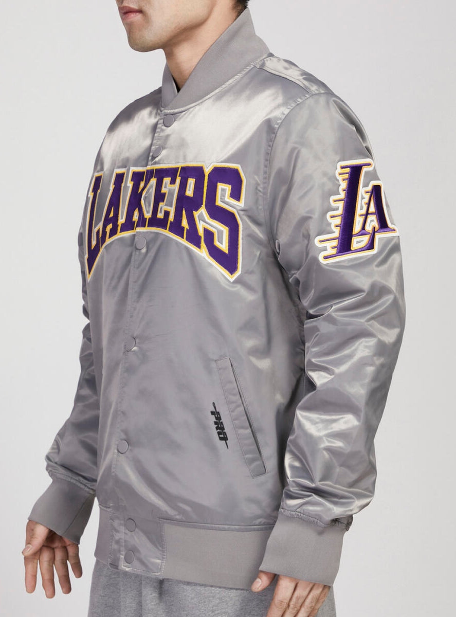 Pro Standard Jacket - Lakers Crest Emblem - Grey - BLL659976 – Vengeance78