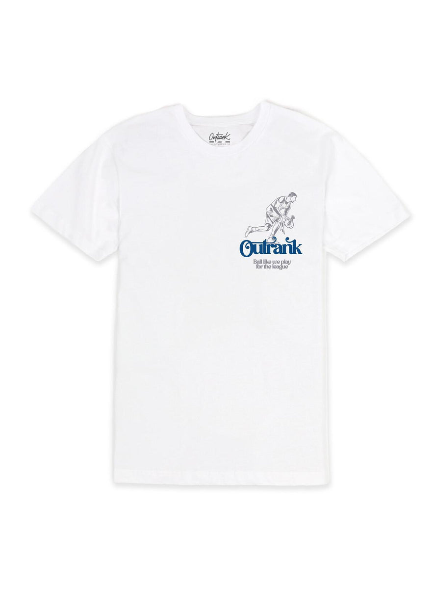 Outrank T-Shirt - League - White - OR2320 – Vengeance78
