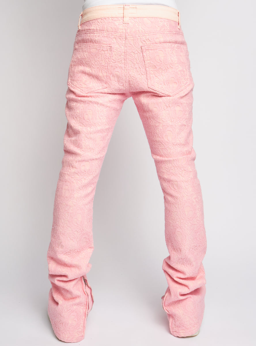 Politics Jeans - Baldwin - Pink - Stacked Applique Denim - 501 ...
