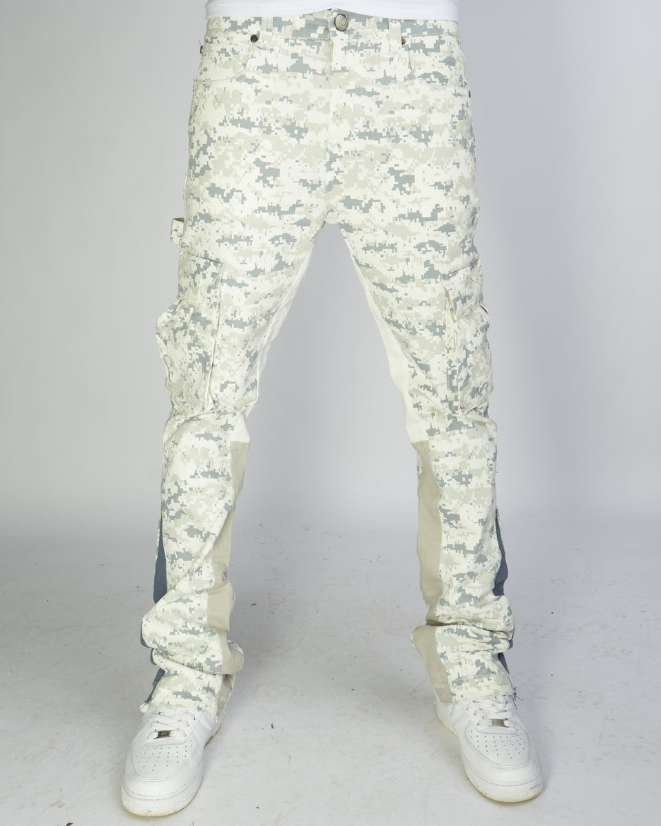 Politics Jeans - Mott - Winter Digital Camo - Cargo Stacked Denim - 51 ...