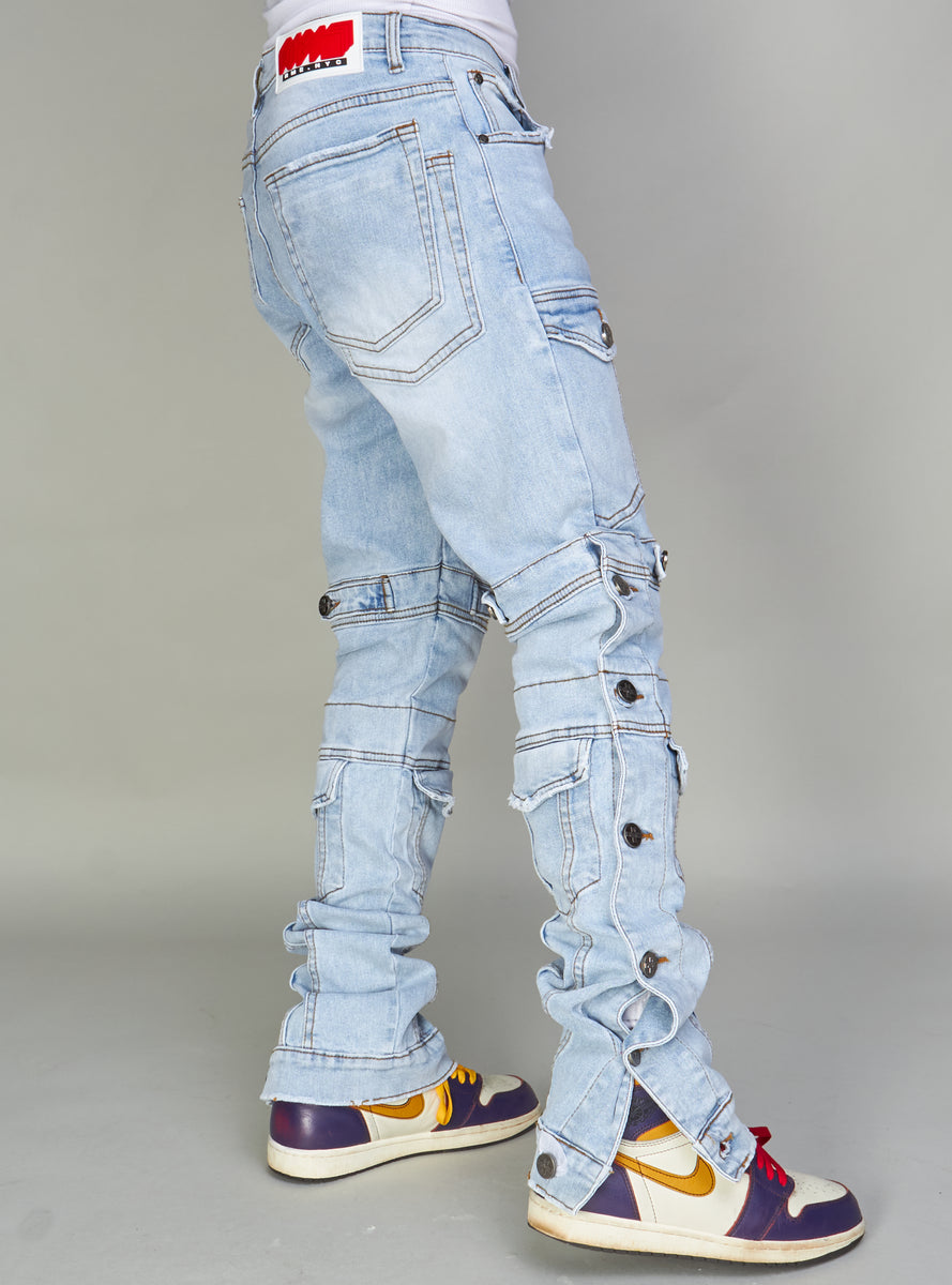 NME Jeans - Burr - Cargo Stacked - Light Blue - 501 – Vengeance78