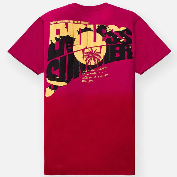 Paper Plane T-Shirt - Endless Summer - Pink - 200247 – Vengeance78