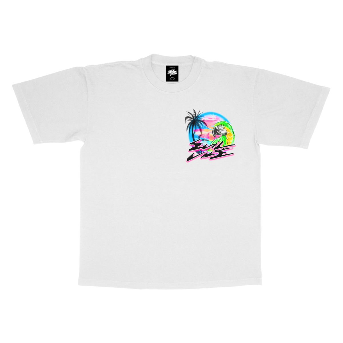 Evil Vice T-Shirt - Paradise Club - White - VICE010 – Vengeance78