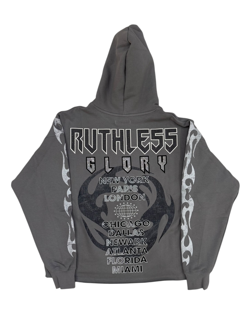 Roku Studio Hoodie - Ruthless Fleece - Concrete - RK5481746 – Vengeance78