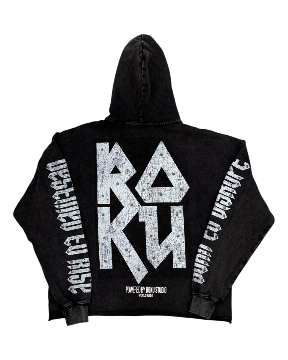 Roku Studio Hoodie - Riot Spirit Fleece - Washed Black - RK5481747 ...