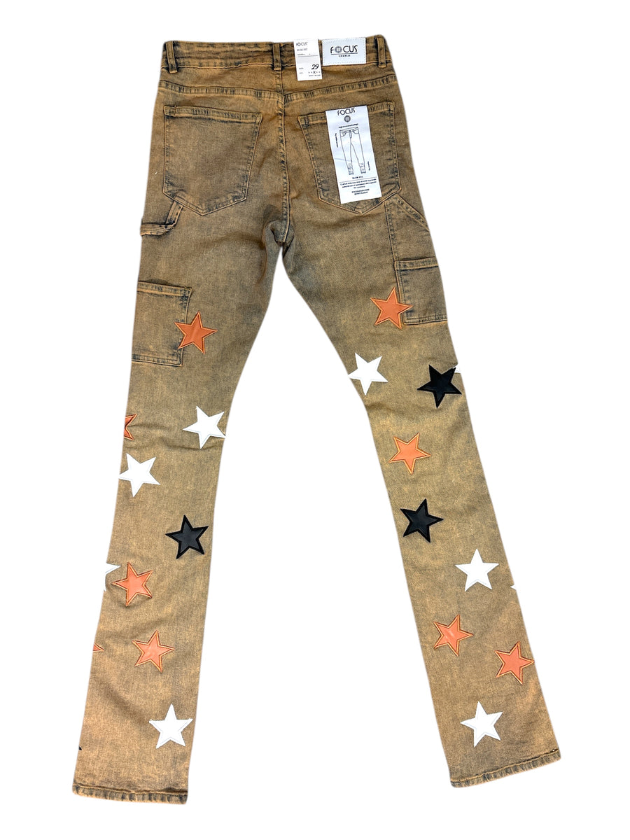 Focus Jeans - All Over Star - Vintage Ivory - 2502 – Vengeance78