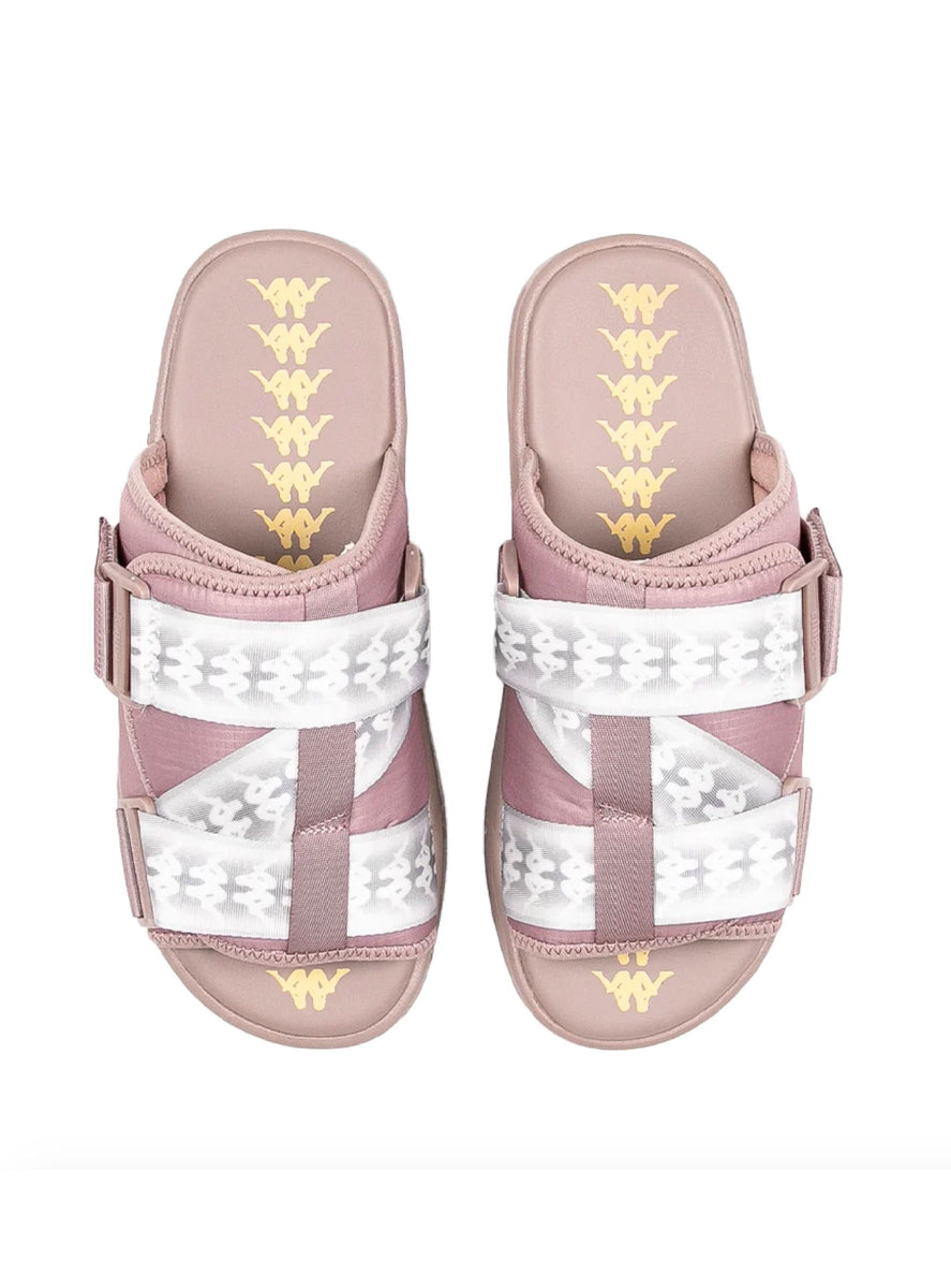 Kappa Slides - 222 Banda Mitel 10 - Beige, Yellow And Lt. Grey - 341K1 ...