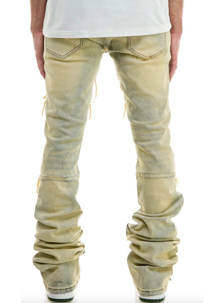 KDNK Jeans - Panelled Super Stacked - Blue - KND4608 – Vengeance78