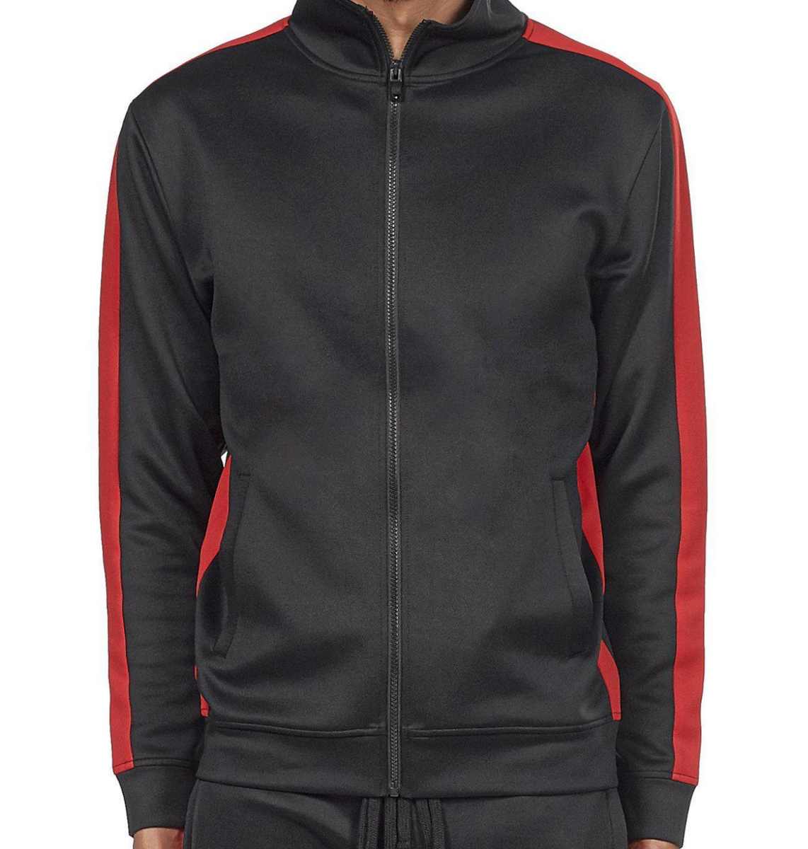 Rebel Minds Track Jacket - Reflective - Black And Red - 100-501 ...