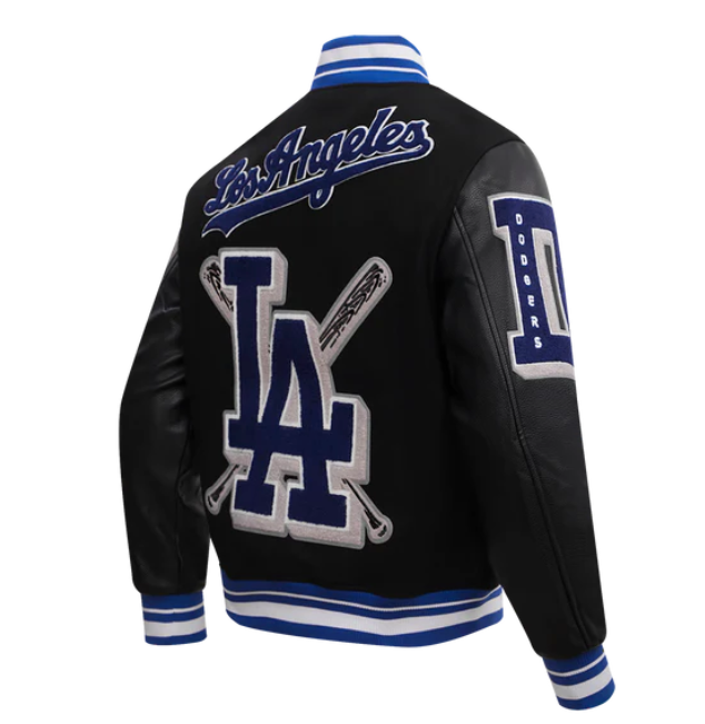 Pro Standard Jacket - MLB LOS ANGELES DODGERS MASHUP MEN'S RIB WOOL VA ...
