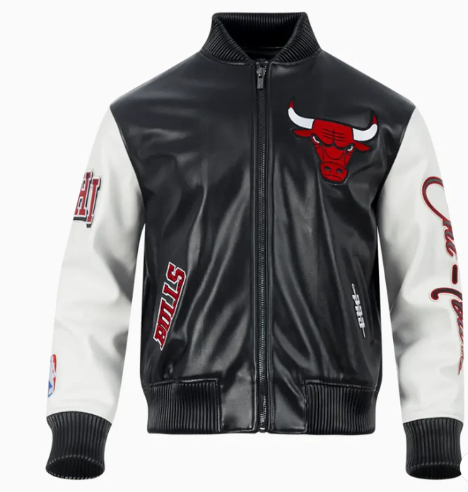 Pro Standard Jacket -Men's NBA Chicago Bulls City Signatures Leather V ...