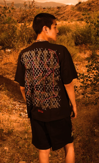 Evil Vice T-Shirt - Arena Flame - Black - EVTSAFB2 – Vengeance78