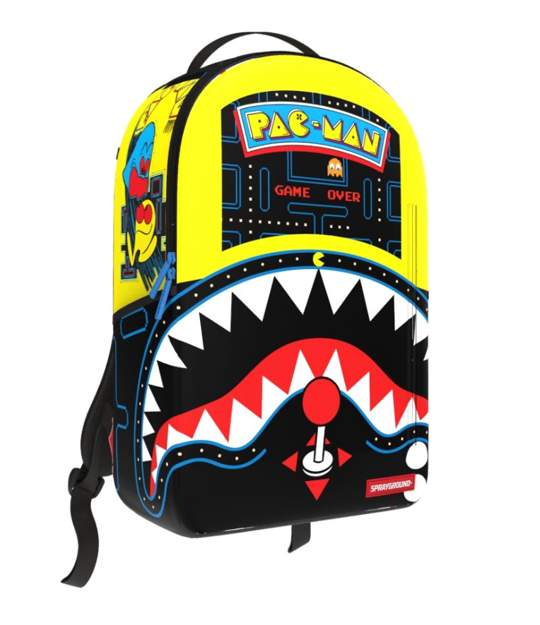 Sprayground Backpack - Pack-Man Arcade Dlxr - Black\Yellow - B7580 ...