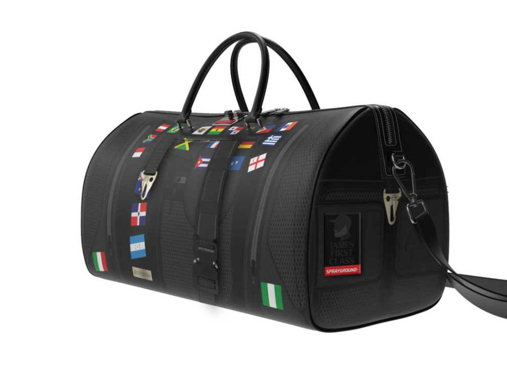 Sprayground Duffle - James Flags Special Ops - Black - D7755 – Vengeance78