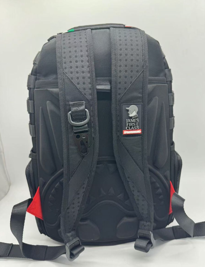 Sprayground - Backpack - James Flags Cargo - Black - B7737 – Vengeance78