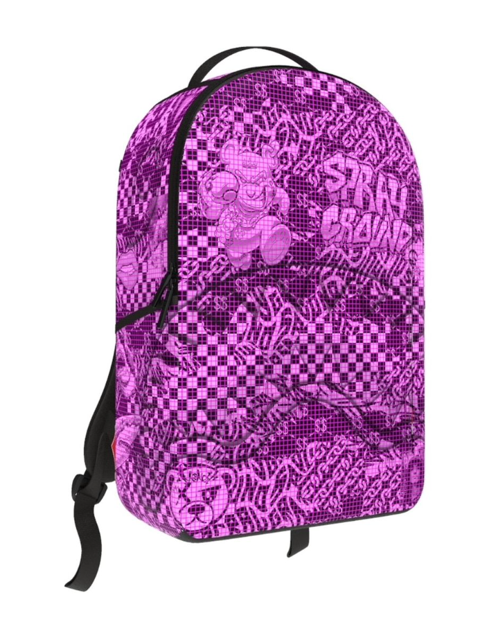 Sprayground Backpack - Organza Shark - Blac\Pink - B8169 – Vengeance78