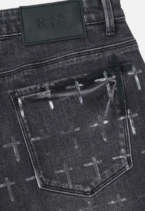 RTA Jeans - Brayant Skinny - Black - MDGDD1151 – Vengeance78