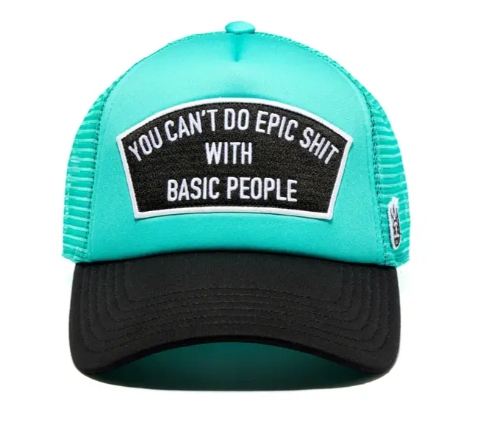Cult Of Individuality Hat - Cant Do Epic Shit - Teal - MHTEAL – Vengeance78