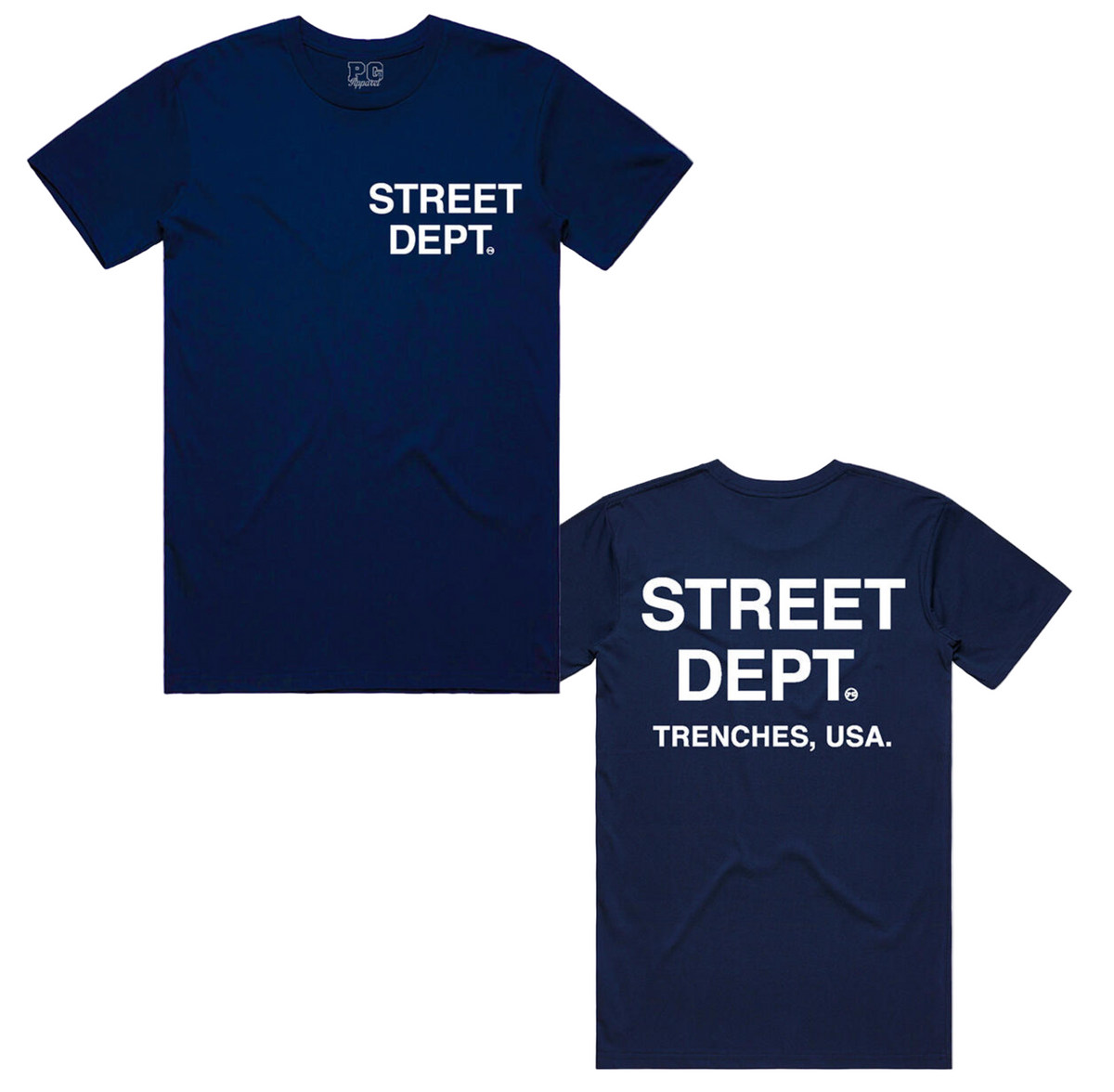 Pg Apparel T-Shirt - Street Dept - Navy Blue - STDPT100 – Vengeance78