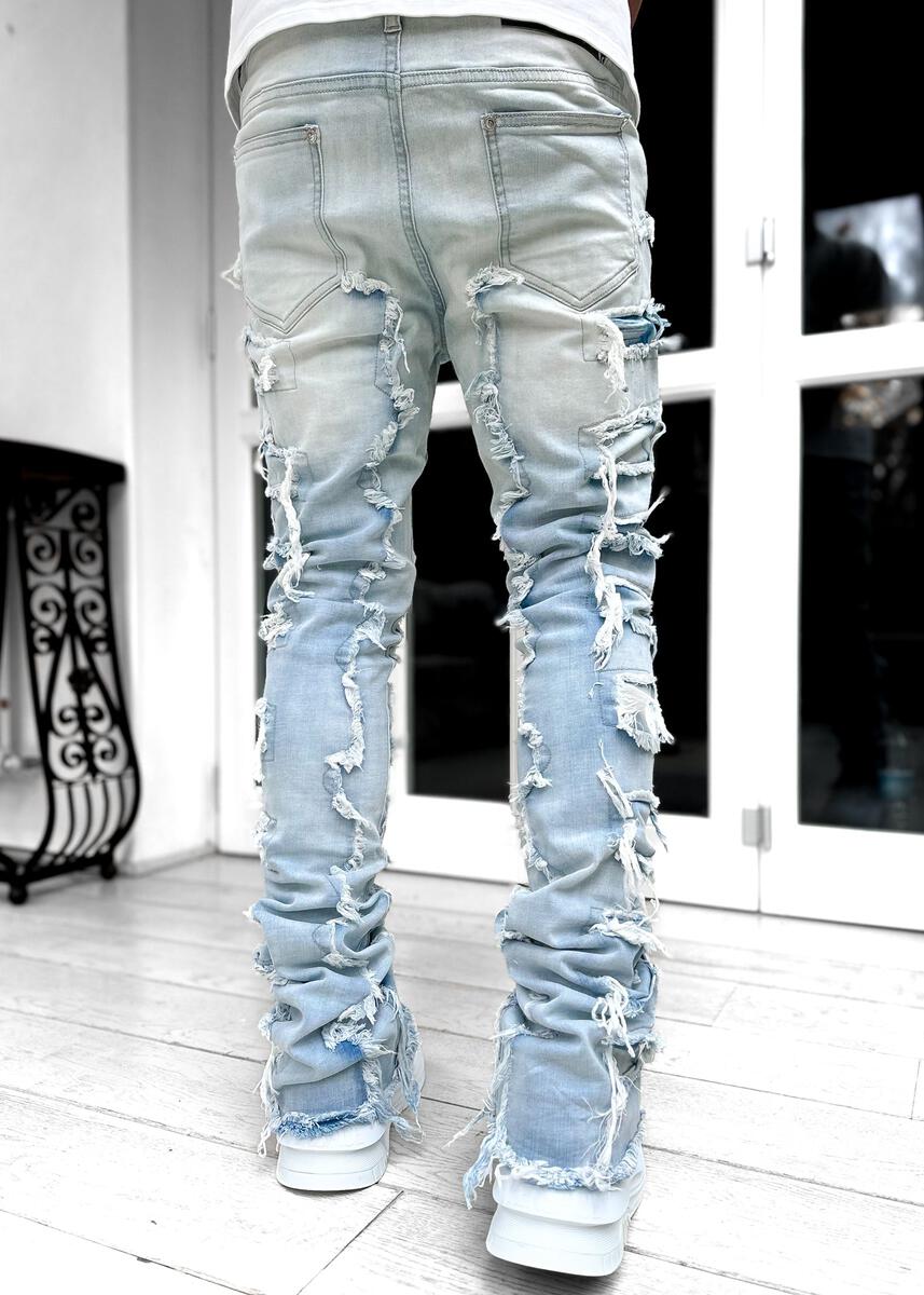 Guapi Jeans - Stacked Denim - Steel Blue - GUAP11 – Vengeance78