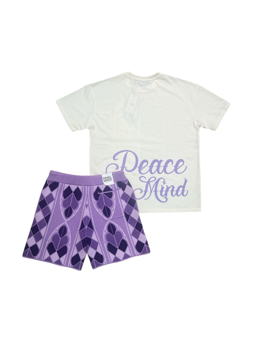 Rebel Minds Short Set - Peace Of Mind - Purple - 151-142 – Vengeance78