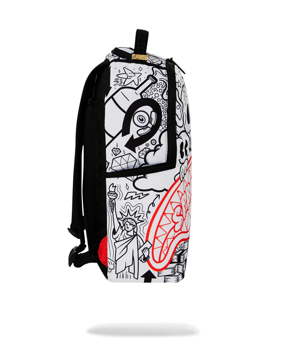 Sprayground Backpack - Accidental Doodle DLXSR - 910B6335NSZ99000 ...