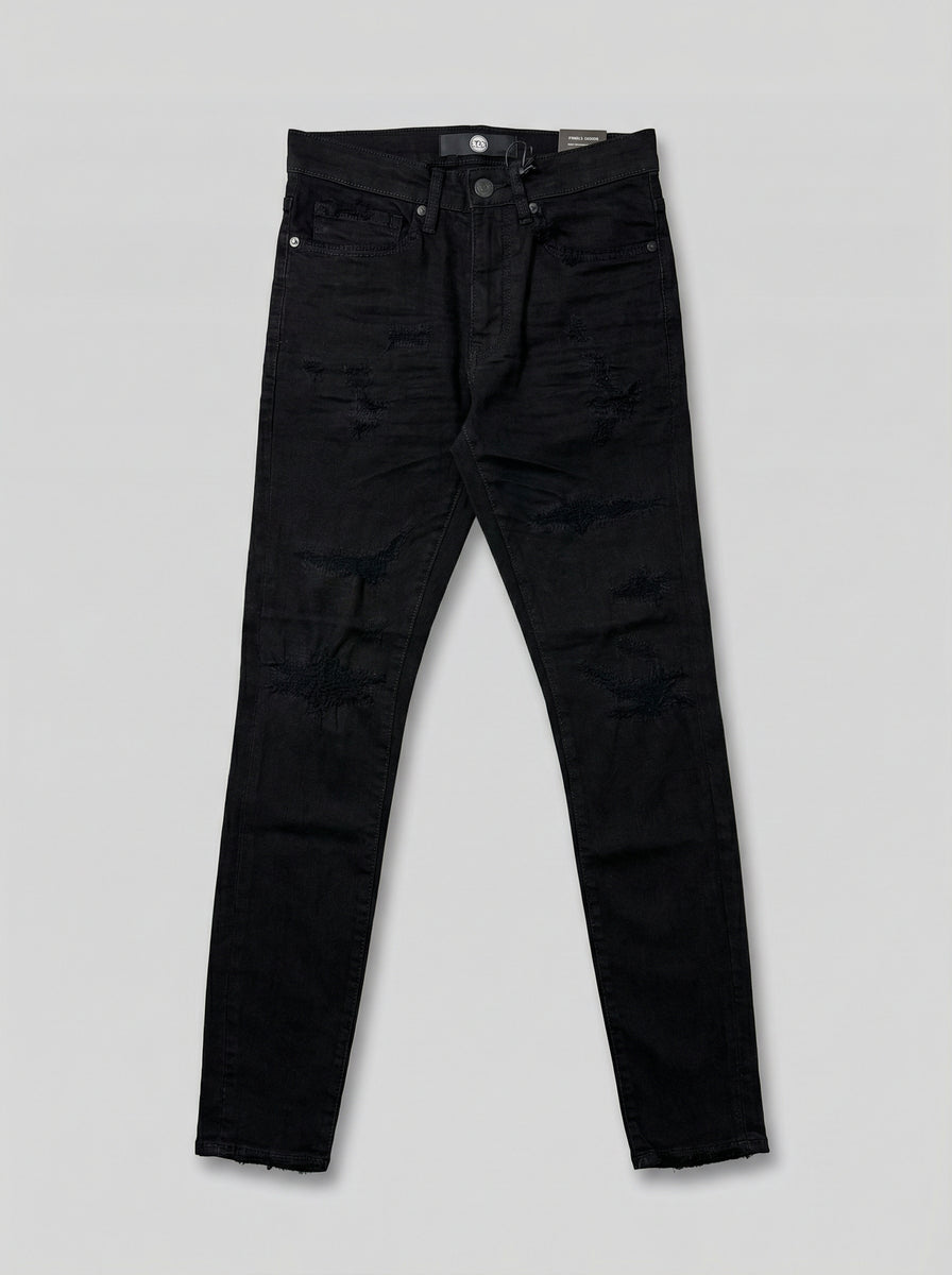 Jordan Craig Jeans - Ross Fit With Shred - Black - JR990R – Vengeance78