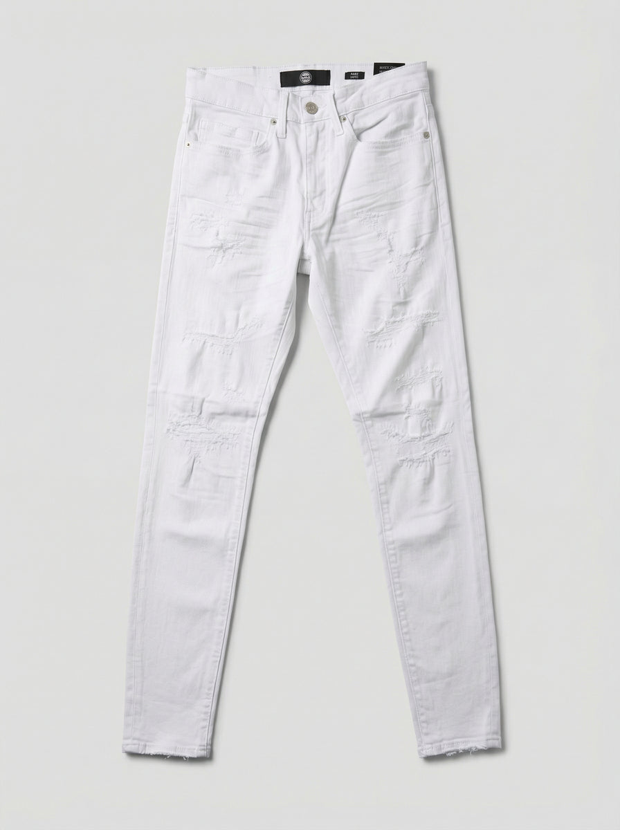 Jordan Craig Jeans - Ross Fit With Shred - White - JR990R – Vengeance78
