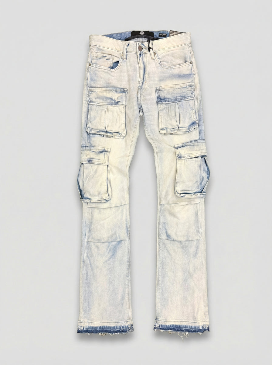 Jordan Craig Jeans - Stacked - Cargo Jeans - Ice White - JTF2342 ...