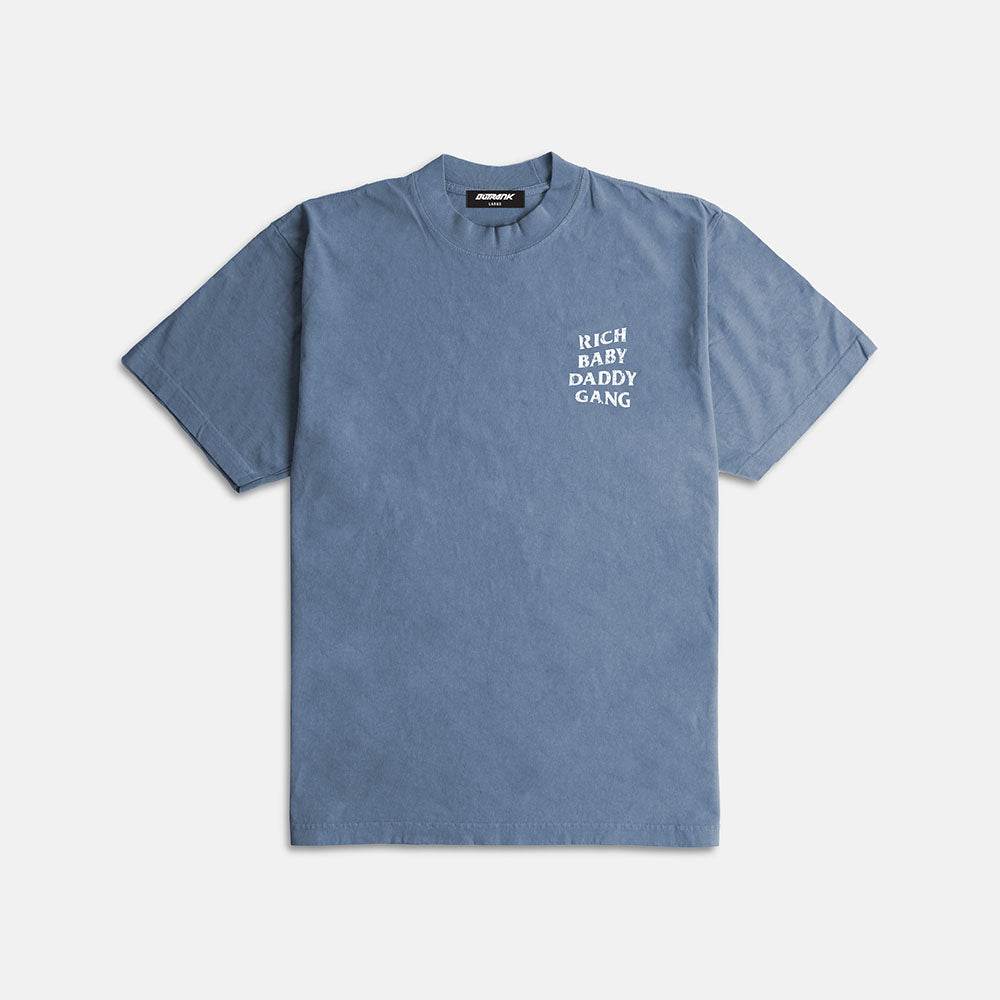 Outrank T-Shirt - Rich Baby Daddy Gang Premium Oversized 3.0- Washed D ...
