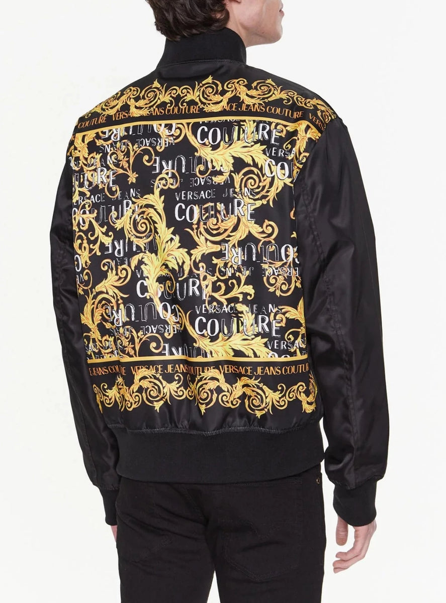 Versace Jeans Jacket - Bomber Baroque - Black Gold - 74GASD07 – Vengeance78