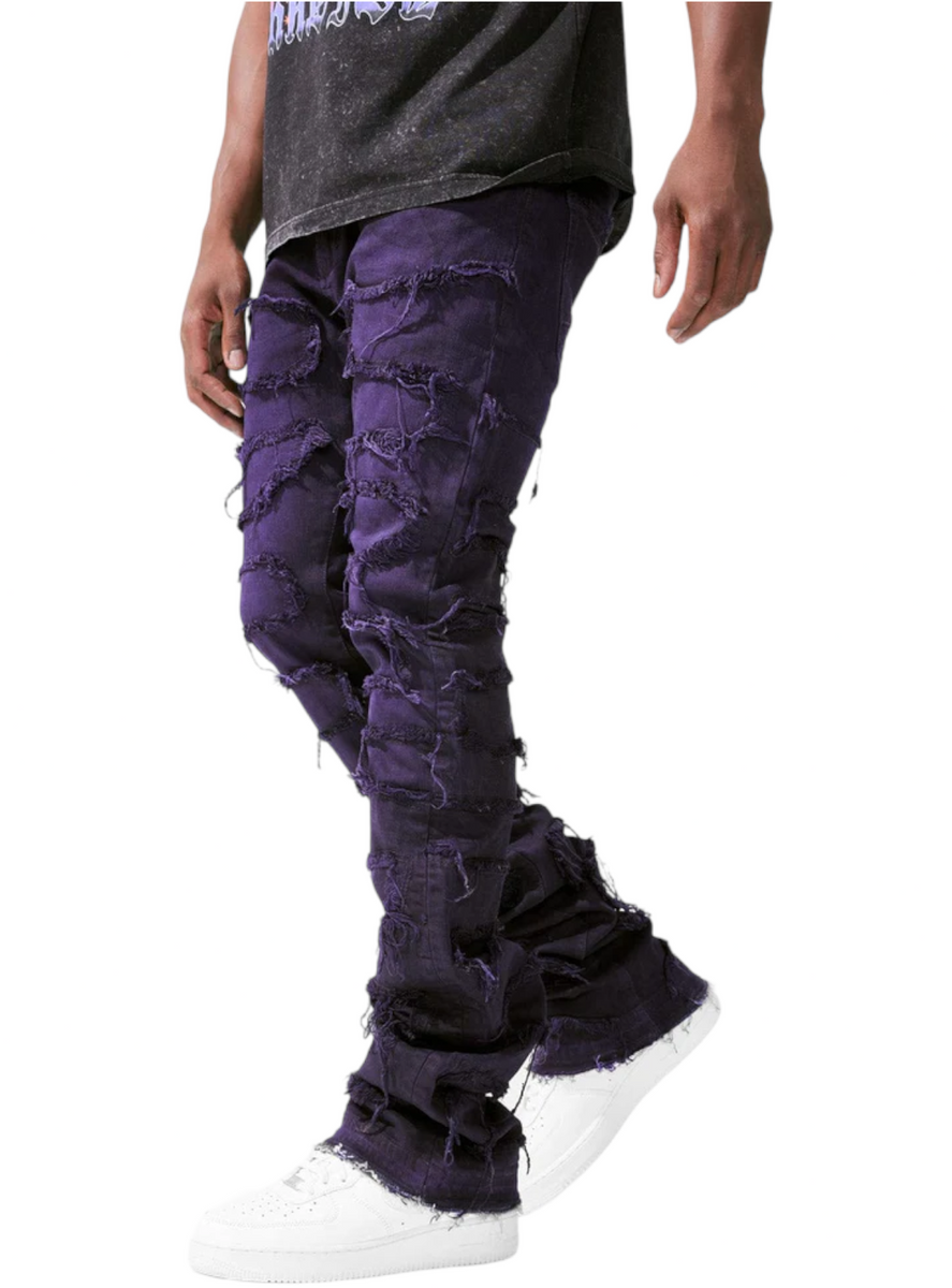 Jordan Craig Jeans - Martin Stacked Oasis - Purple - JTF1131 – Vengeance78