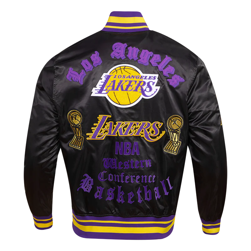 Pro Standard Jacket - Los Angeles Lakers - Old English Stains - Black ...
