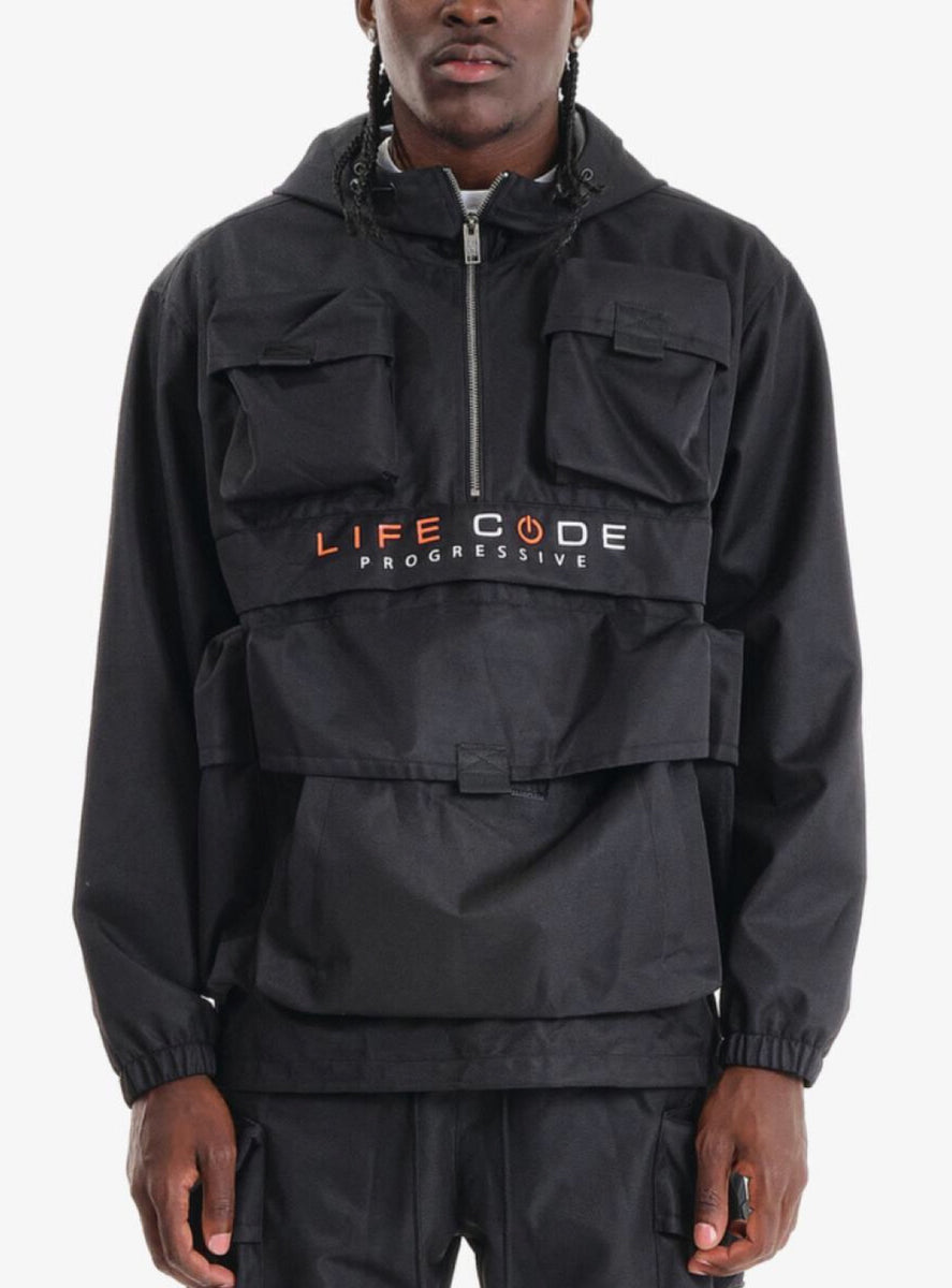 Life Code Jacket - Twill Cargo - Black - 23J39 – Vengeance78